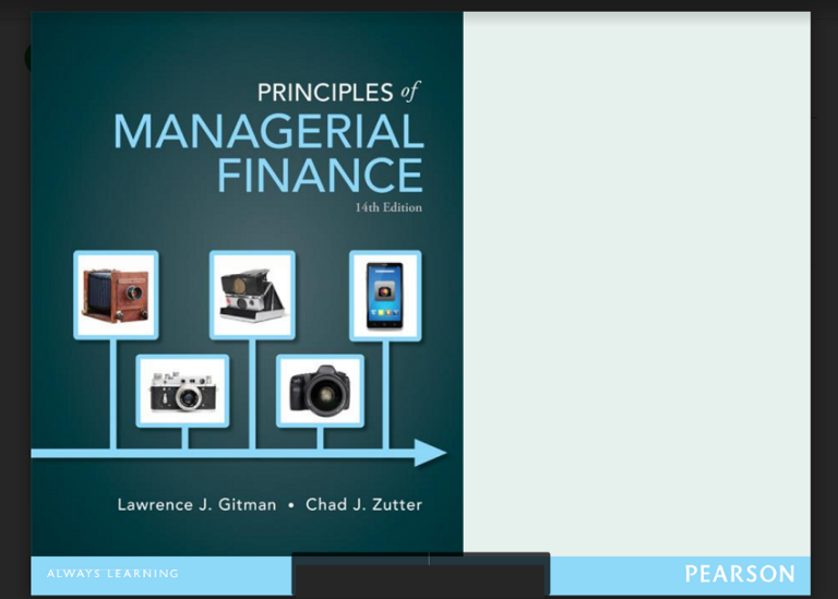 Principles of Managerial Finance (14th edition) – Lawrence J. Gitman ...